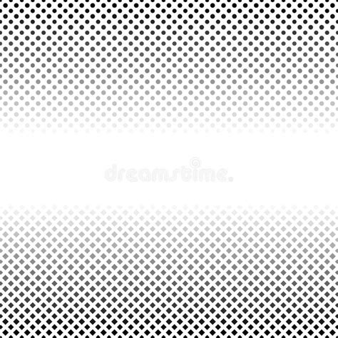 Geometric Halftone Pattern Background Vector Design From Squares And Circles Stock Vector