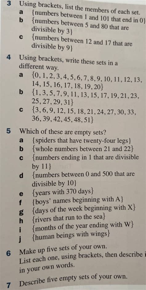 Year 7 Set Notation Maths With David