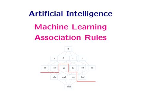 Ml Association Rules Lecture Notes 6 Artificial Intelligence
