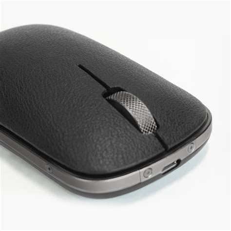 Azio Retro Classic Mouse Gunmetal Azio Touch Of Modern