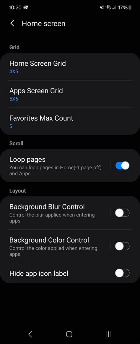 Updated To Ui 60 But No Vertical Scrolling Option Anymore In Home Up Rgalaxyzflip
