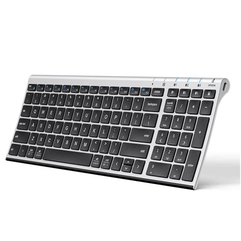 Iclever Bk10 Bluetooth Keyboard Multi Device Keyboard Rechargeable Bluetooth 5 1 With Number