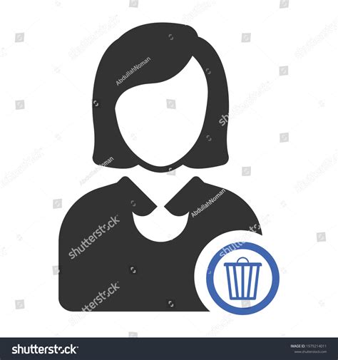 Delete Remove Profile Icon Vector Stock Vector Royalty Free Shutterstock