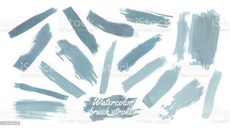 물 붓 테두리 파스텔 더러운 디자인 벡터 추적 모양 그런지 페인트 브러시 요소 스트로크 배경 붓에 대한 스톡 벡터 아트 및 기타