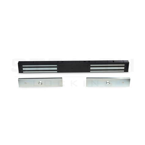 Stealth Black Double Slimline Monitored Maglock