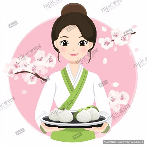 Ai创作图包子人物舌尖包子 女孩端着一盘饺子插画 包粄的的女人 人物蒸包子 卡通拟人饺子 馒头店卡通人物 包子师傅素材 手绘包子人物 馒头宣传 蒸包子插画 馒头插画 中式小厨师端包子头像 馒头