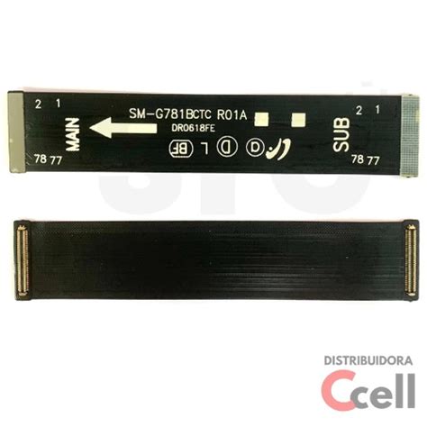 Cabo Flex Placa Principal Lcd Main Sub Samsung S Fe Distribuidoraccell Componentes E Pe As