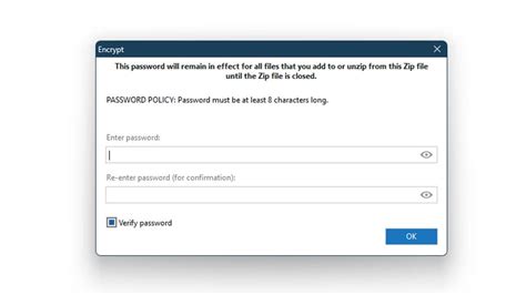 WinZip Lets You Add A Password To Your Zip Files