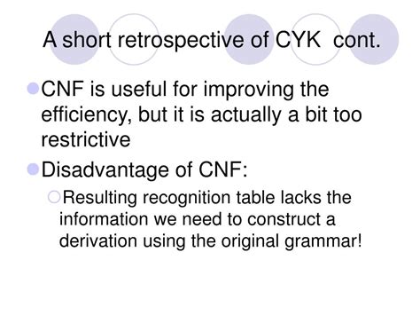 Ppt The Cyk Parsing Method Powerpoint Presentation Free Download Id6734512