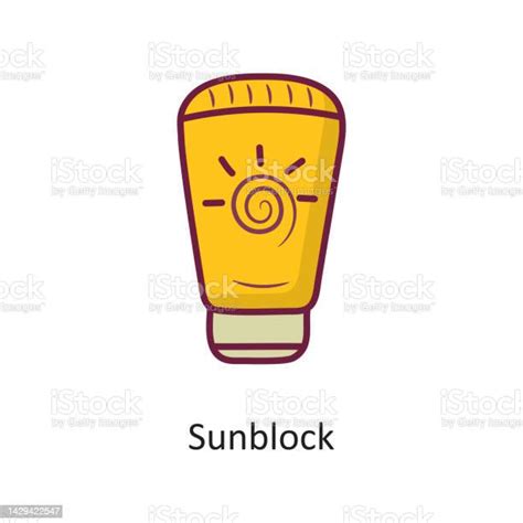 선블록 벡터 채워진 윤곽선 아이콘 디자인 일러스트레이션 흰색 배경 Eps 10 파일에 여행 기호 물에 대한 스톡 벡터 아트 및 기타 이미지 Istock