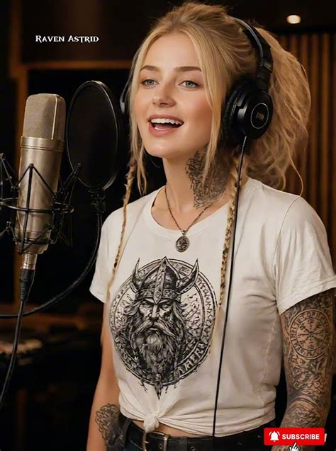 Valhallas Daughters Raven Astrid Vikingmusic Valhalla Ravenastrid