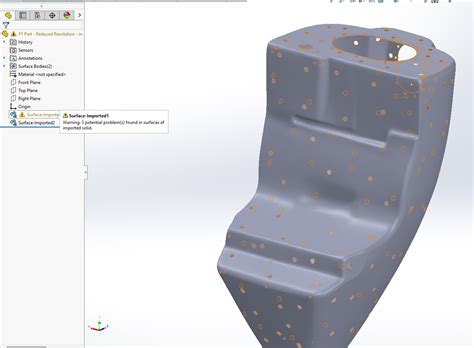 Can Anyone Help Me Convert This Stl File Into An Actual Workable Solidworks Part Grabcad Groups