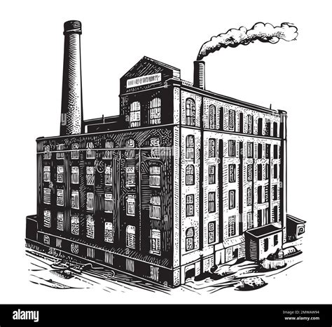 Factory Building Drawing Factory Building Images Free Download On