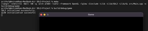 Getting Started With C And Opengl Game Development On M1 Macs By