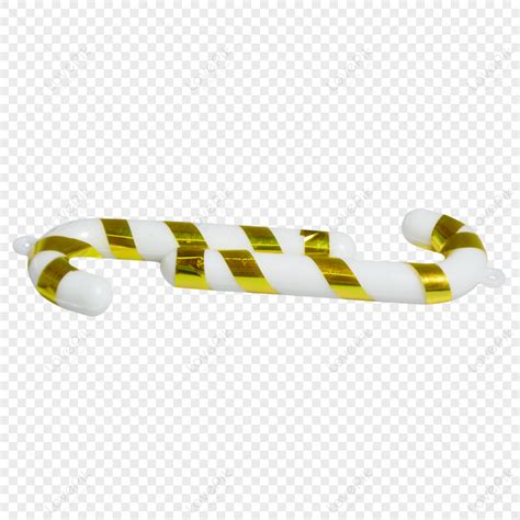 크리스마스에 두 개의 노란색 줄무늬 지팡이선물 Png 일러스트 무료 다운로드 Lovepik