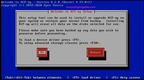 Install Xcp Ng 82 Virtualization Platform Step By Step With