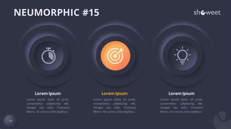 Neumorphic Diagrams For PowerPoint And Google Slides Showeet