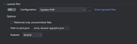 Laravel Pint PhpStorm Documentation