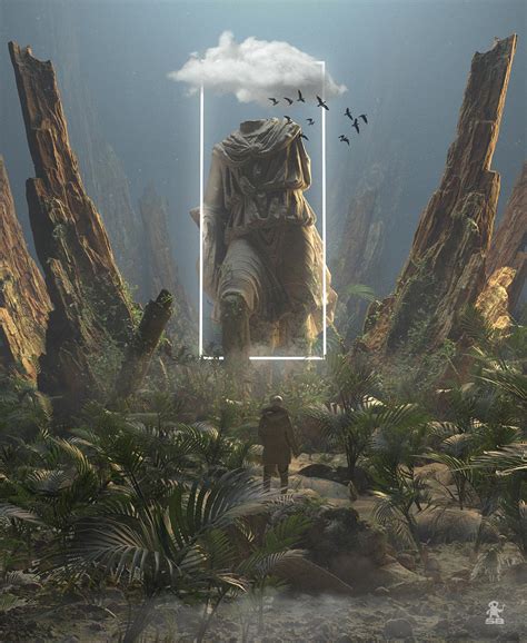 Falling I Used Autodesk Maya And Redshift3d Quixel Megascan Library For The Assets And