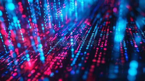 Vibrant Binary Data Stream Generative Ai Stock Image Image Of Stream Data 323648187