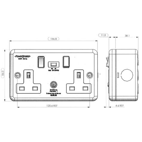 Uk Double Socket Dimensions At Alice Hager Blog