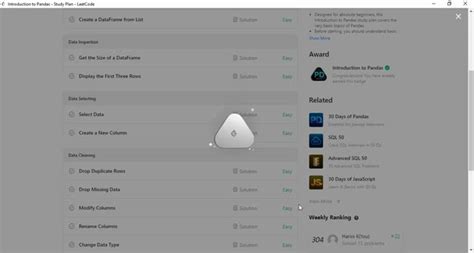 Harini K On Linkedin Leetcode Datascience Pandas Continuouslearning Achievementunlocked