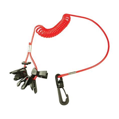 Coiled Lanyard Attwood Universal Kill Switch Read Bros Hardware