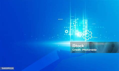 추상 기술 디지털 세계에서 개인 키의 하이테크 통신 개념 Ai 벡터 디자인을 들고 있는 다각형 손 0명에 대한 스톡 벡터 아트 및 기타 이미지 Istock