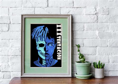 Xxx Tentacion Poster Etsy