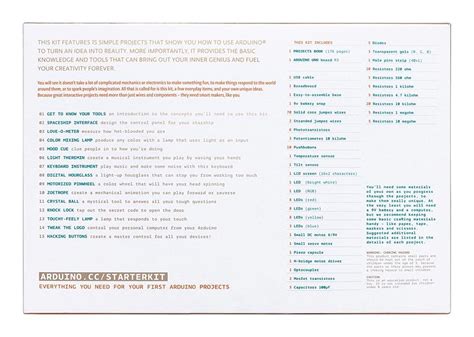 K010007 Arduino Starter Kit Arduino Uno Board