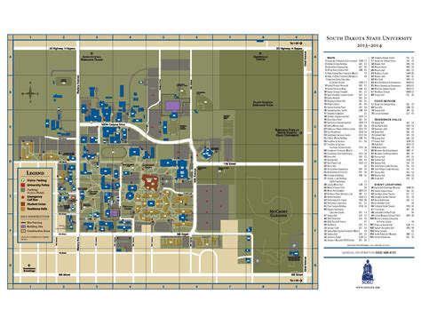 Printable Sdsu Campus Map