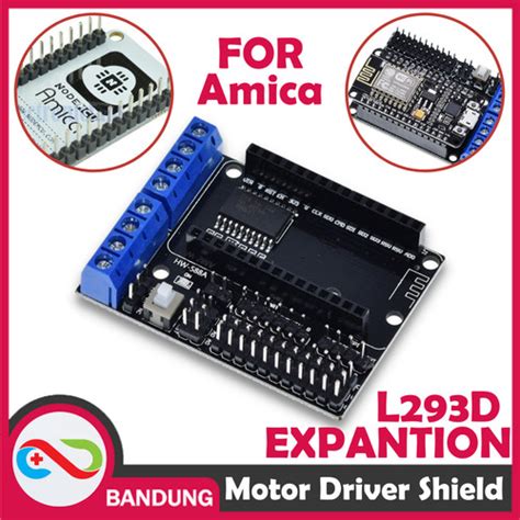 jual [cnc] l293 l293d motor driver shield for nodemcu doit wifi esp8266 kota bandung cnc