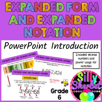 Expanded Form And Expanded Notation PowerPoint Expanded Notation Expanded Form Numbers In