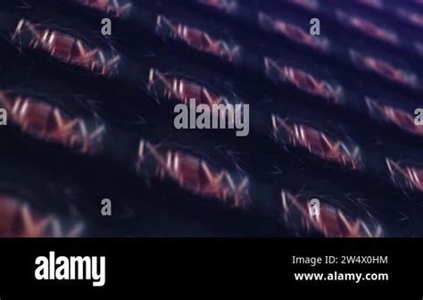 New Update Futuristic Tile Matrix Pattern Moving Animation On Led Wall For System Update