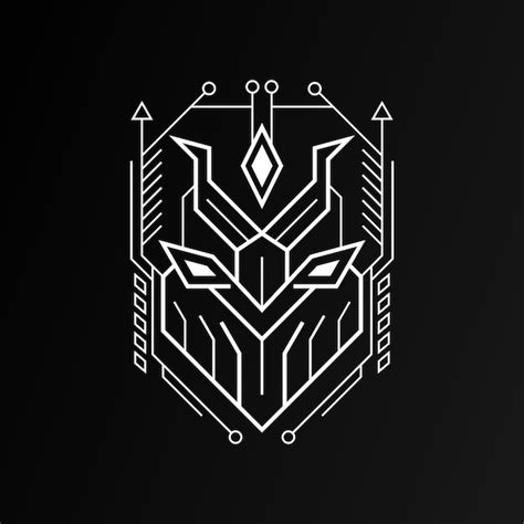 Ninja épico Vetor Premium