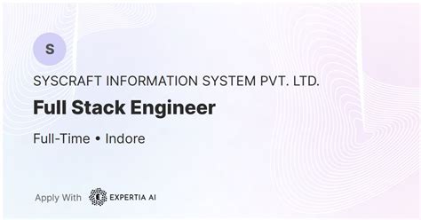 Full Stack Engineer Job Indore Senior
