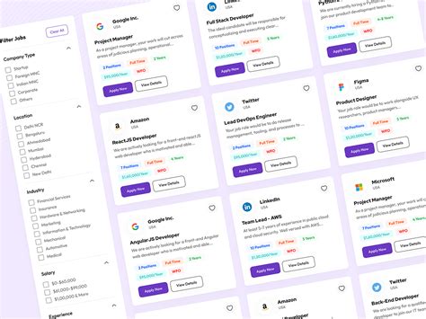 Jobhunt Job Searching Website Behance