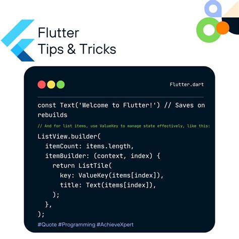 Janarthanan S On Linkedin Fluttertips Techjourney Mobileappdevelopment Programmingtips