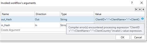Invoked Workflow L Value Problem Help Uipath Community Forum