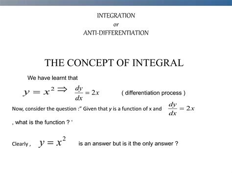 Basic Integration Rulesmugharbel Ppt