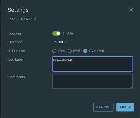 NSX T Syslog Configuration VDives