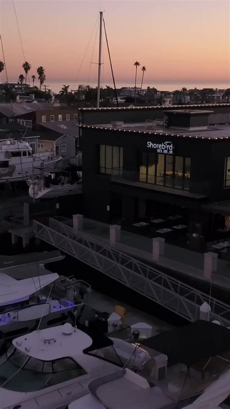 Shorebird Newport Beach Menu
