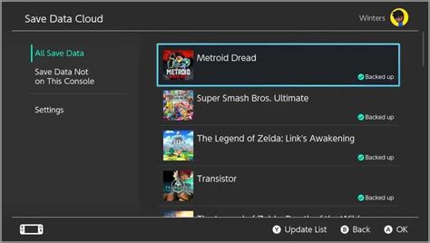 How To Transfer Save Data From One Nintendo Switch To Another Ars