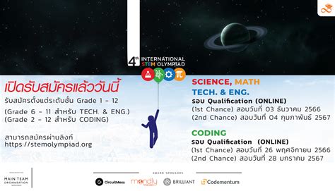 stem olympiad meta knowledge ศูนย์รวมสนามสอบ ระดับนานาชาติ