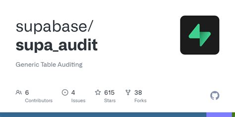 supa audit supa ntrol at main · supabase supa audit · github