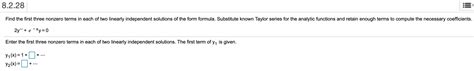 solved 8 2 24 find a three term recurrence relation for