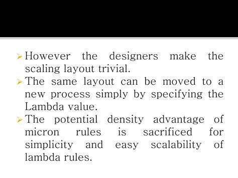 Layout And Stick Diagram Design Rules Pptx