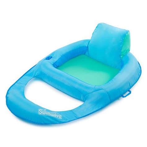 Swimways Spring Float Premium Recliner Pool Lounger With Hyper Flate