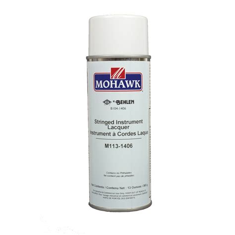 Mohawk Finishes Stringed Instrument Lacquer 13 Oz Aerosol Can Rockler