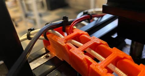 hypercube evolution cable chain single screw frame mount by printwithmexyz download free stl